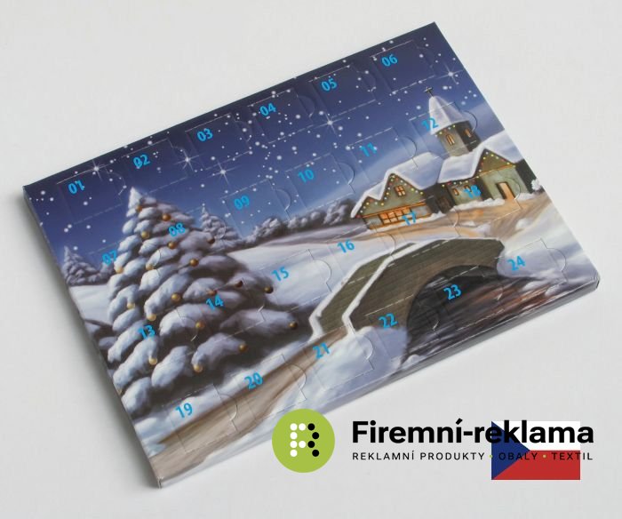 Advent calendar A5 with advertising print - Packaging: 150pcs, Type of ...