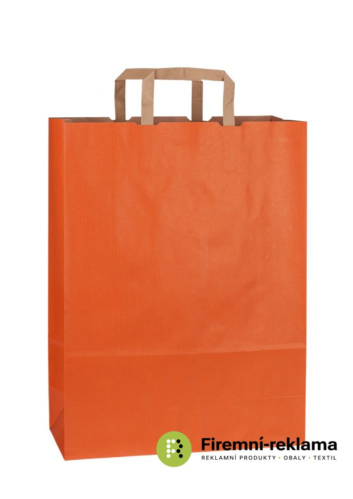 Papírová taška RAINBOW oranžová 44x14x50cm | Reklamní potisk | Firemní ...